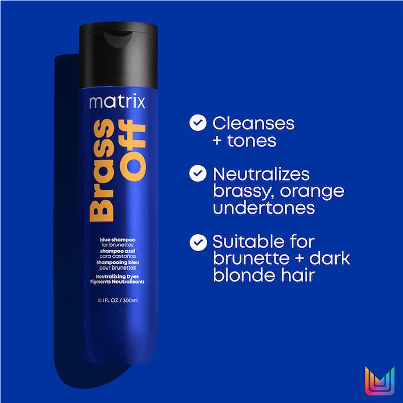 Buy Matrix Brass Off Blue Toning Shampoo 300ml online at Chemist Warehouse