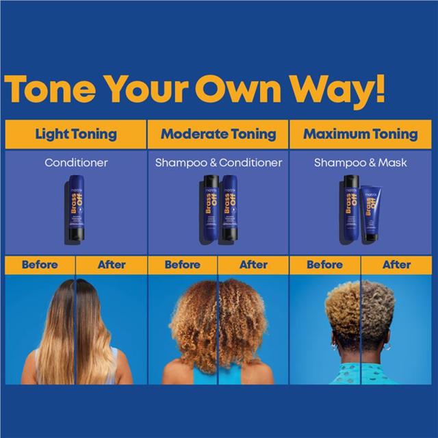 Buy Matrix Brass Off Blue Toning Shampoo 300ml online at Chemist Warehouse
