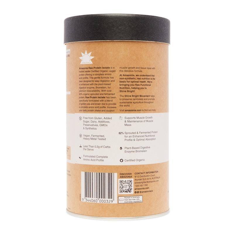 Buy Amazonia Raw Protein Isolate Natural 500g online at Chemist Warehouse