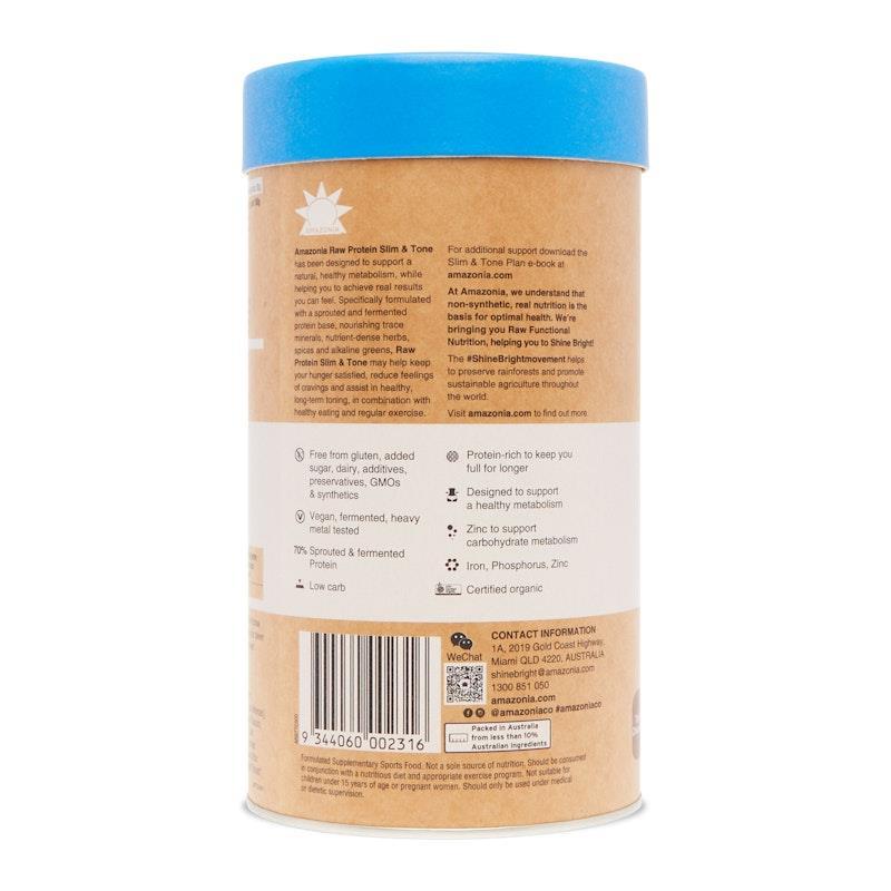 Buy Amazonia Raw Protein Slim & Tone Vanilla Cinnamon 500g online at ...