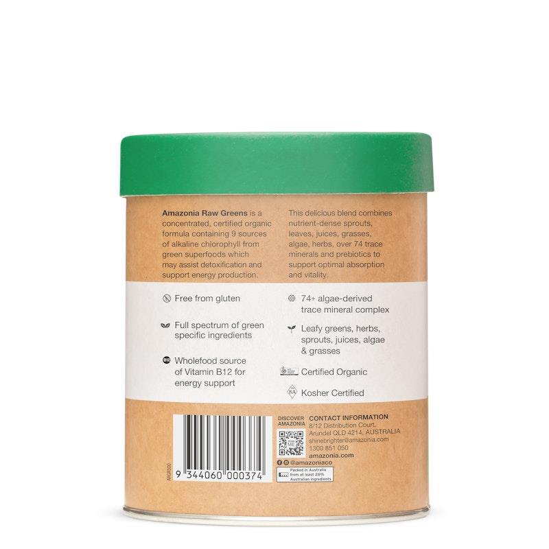 Buy Amazonia Raw Nutrients Greens 300g online at Chemist Warehouse