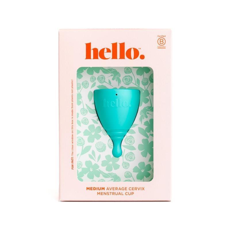 Buy Hello Period Average Cervix Cup Blue MED online at Chemist Warehouse