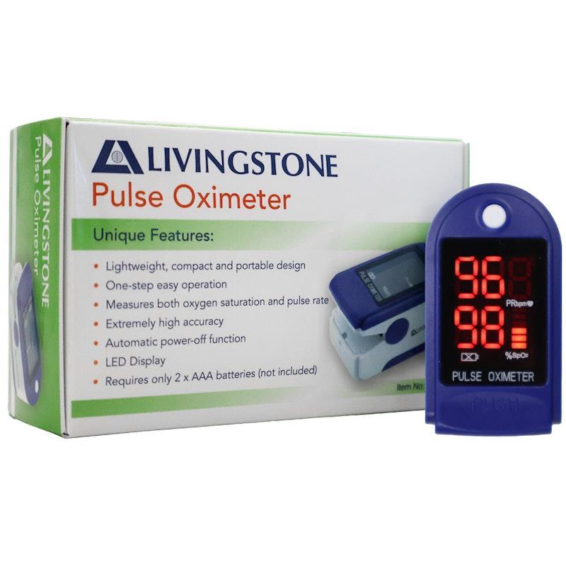 Buy Livingstone Finger Pulse Oximeter Adult and Youth Each online at ...