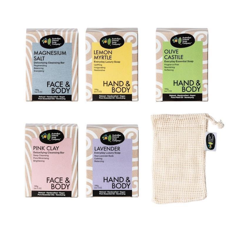 Buy Australian Natural Soap Company Soap Bundle 6Units online at ...