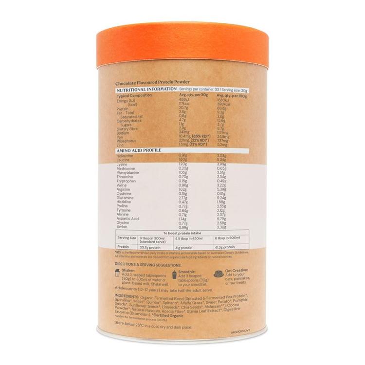 Buy Amazonia RAW Gentle Digest Chocolate 1kg online at Chemist Warehouse