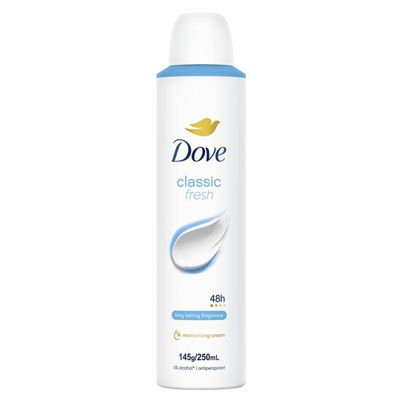 Buy Dove Women Antiperspirant Aerosol Classic Fresh 250ml online at ...