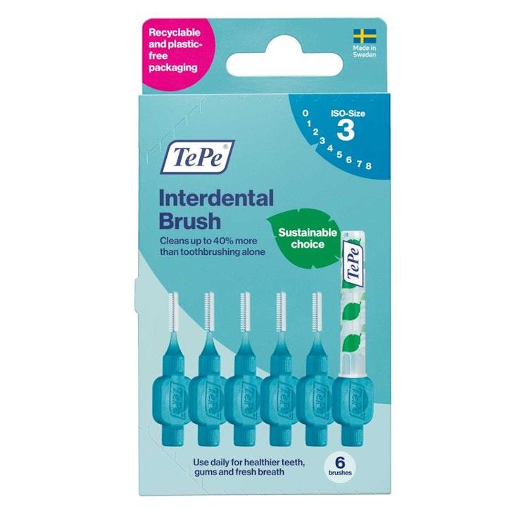 Buy TePe Interdental Brushes - Original Blue-Size 3 online at Chemist ...
