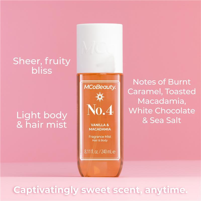 Buy MCoBeauty Vanilla & Macadamia No.4 Fragrance Hair & Body Mist 240ml ...