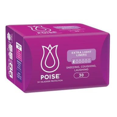 Buy Poise Extra Light Liner Bulk 30 Pack online at Chemist Warehouse