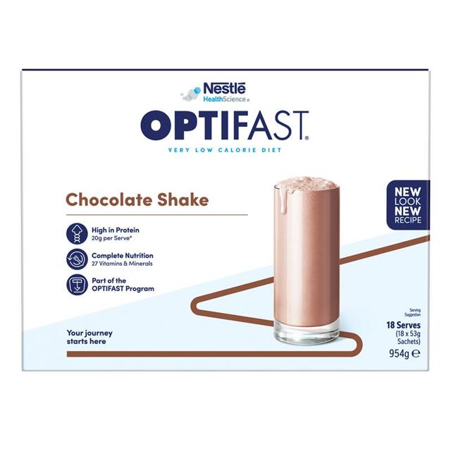 Buy Optifast VLCD Shake Chocolate 18 x 53g online at Chemist Warehouse