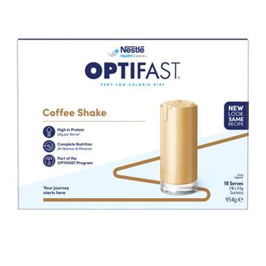 Buy Optifast VLCD Shake Coffee 18 x 53g Exclusive Bulk Size online at ...