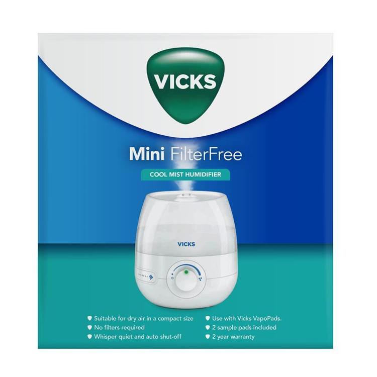 Buy Vicks Mini FilterFree Cool Mist Humidifier online at Chemist Warehouse