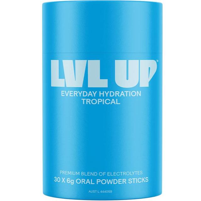 Buy Lvl Up Everyday Hydration Sticks Tropical 30 Pack online at Chemist ...