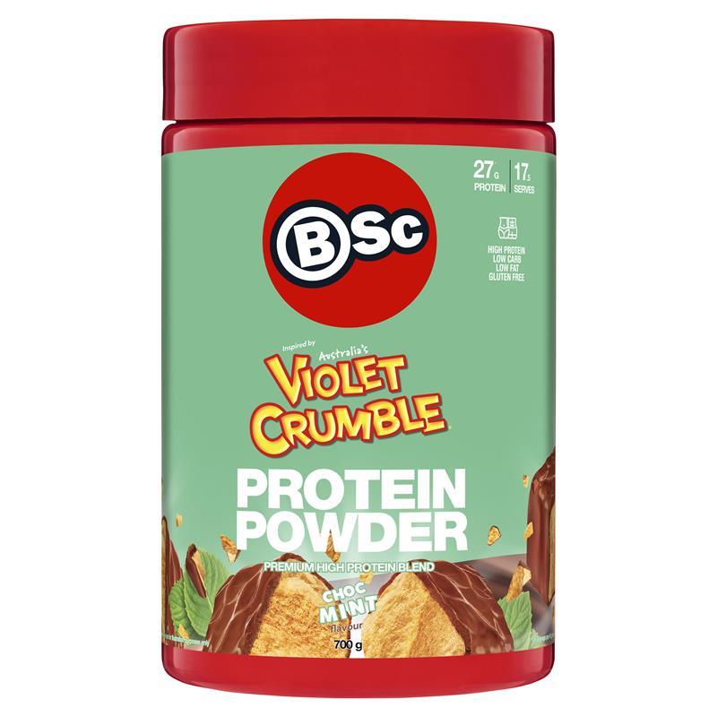 Buy BSc x Violet Crumble Protein Powder Choc Mint 700g online at ...