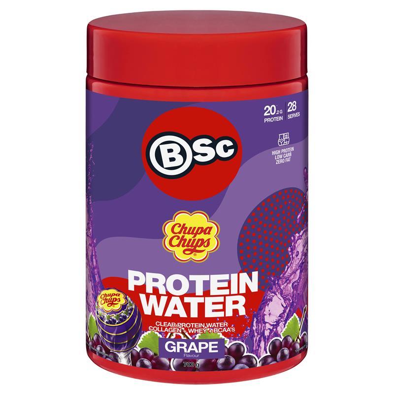 Buy BSc x Chupa Chups Protein Water Grape 700g online at Chemist Warehouse