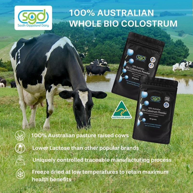 Buy SGD 100% Pure Australian Bio Colostrum Powder 60g online at Chemist ...