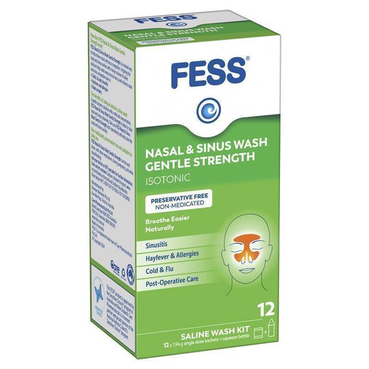 Buy Fess Nasal & Sinus Wash Kit 12 Sachets online at Chemist Warehouse