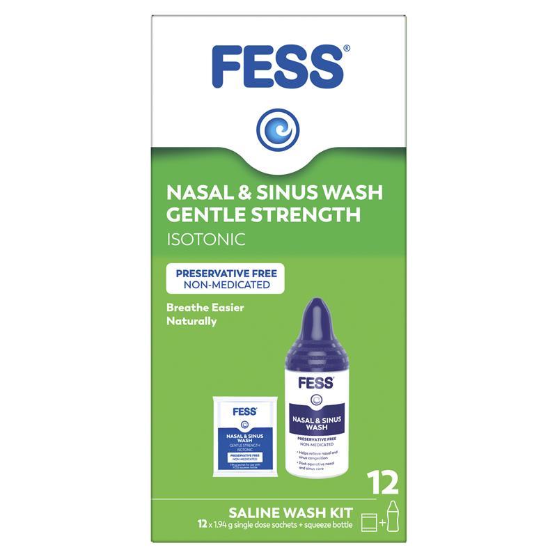 Buy Fess Nasal & Sinus Wash Kit 12 Sachets online at Chemist Warehouse
