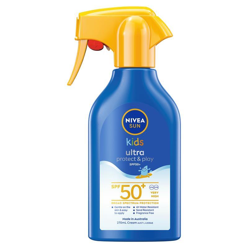Buy NIVEA Sun Kids Ultra Protect & Play SPF50+ 270ml online at Chemist ...