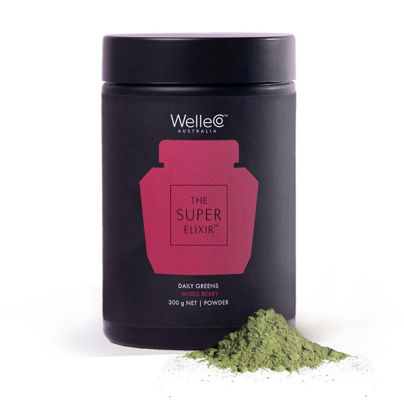 Buy WelleCo The Super Elixir Mixed Berry 300g Jar Exclusive online at ...