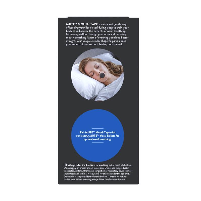 Buy Mute Mouth Tape 30 pieces online at Chemist Warehouse
