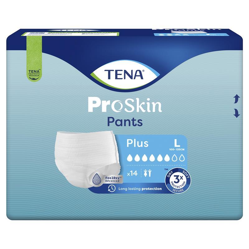Buy TENA Pants Proskin Plus Large 14 Pack online at Chemist Warehouse