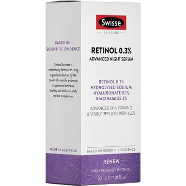 Buy Swisse Skincare Retinol 0.3% Advanced Night Serum 30ml online at ...