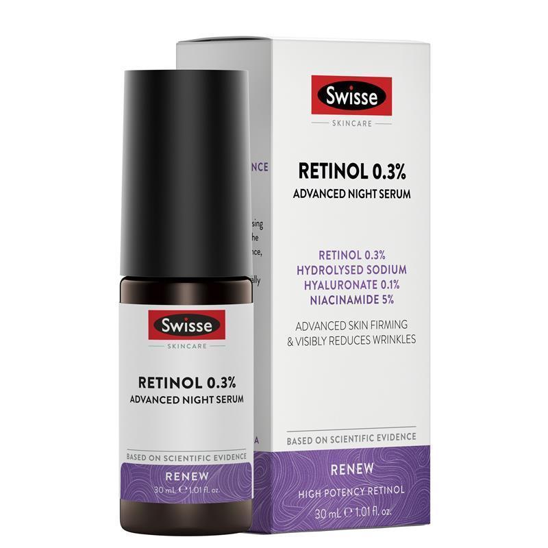 Buy Swisse Skincare Retinol 0.3% Advanced Night Serum 30ml online at ...