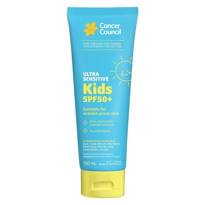 Buy Cancer Council SPF50+ Ultra Sensitive Kids 150ml online at Chemist ...