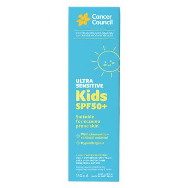 Buy Cancer Council SPF50+ Ultra Sensitive Kids 150ml online at Chemist ...