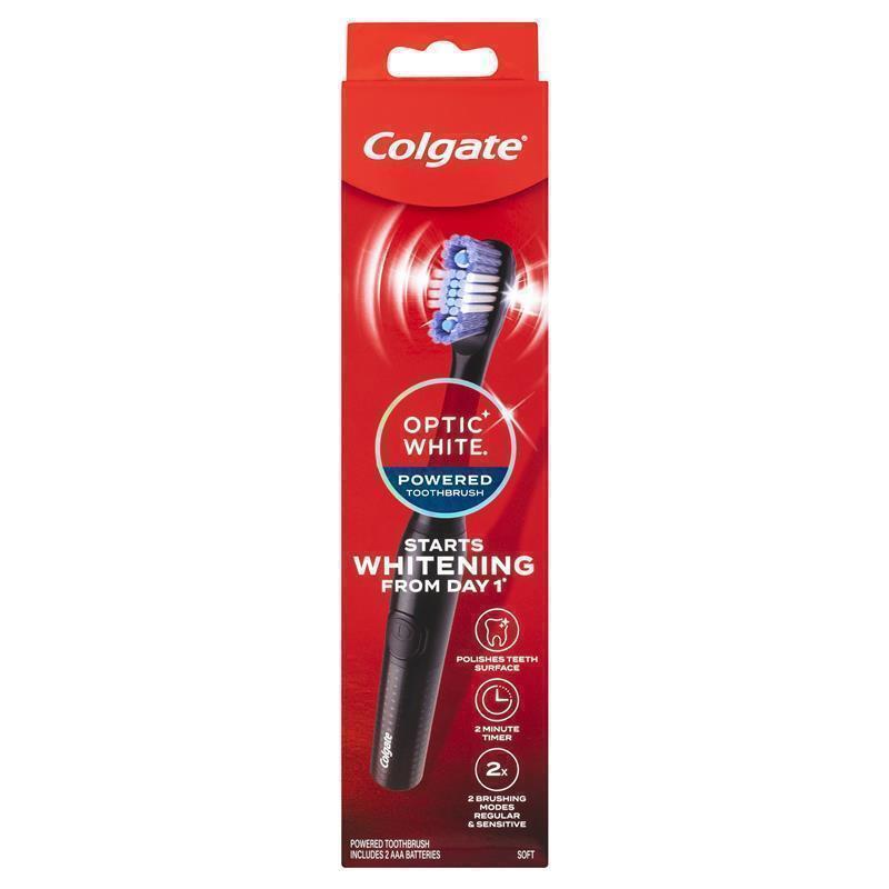 Buy Colgate Optic White Power Toothbrush Soft online at Chemist Warehouse