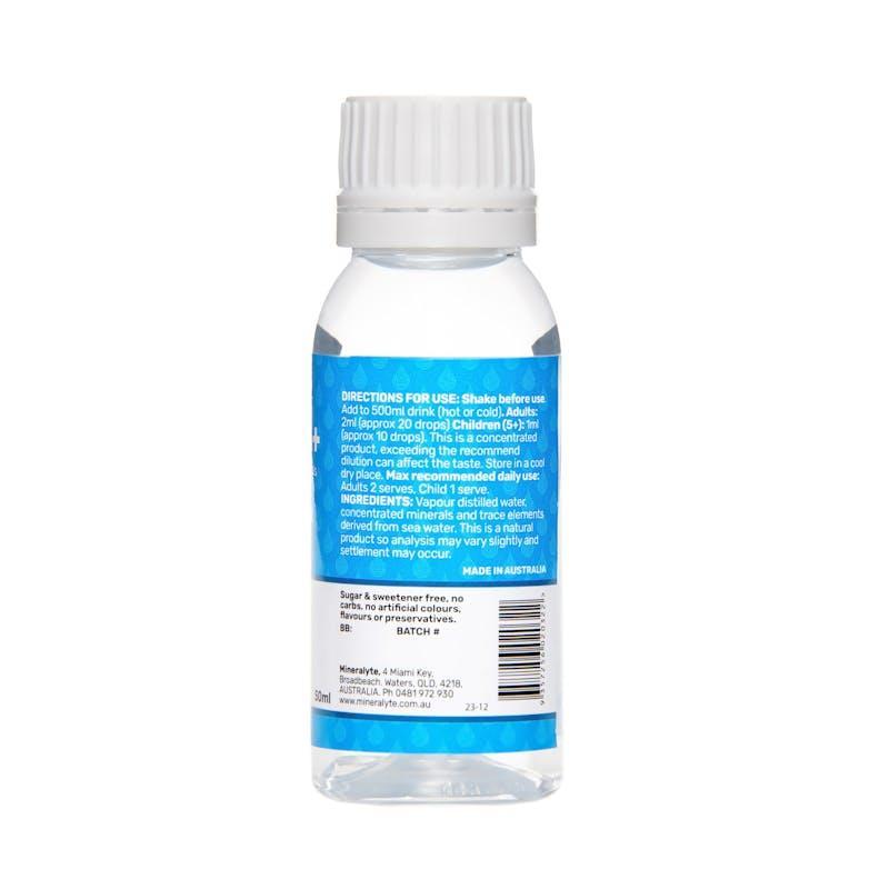 Buy Mineralyte Hydrate+ Rapid Hydration Drops Unflavoured 50ml (50 ...