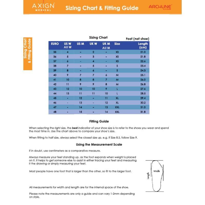 Buy Archline Orthotics Insoles Balance Full Length Arch Support Pain ...