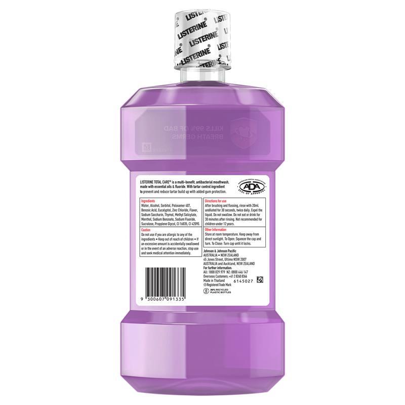 Buy Listerine Mouthwash Total Care 750ml online at Chemist Warehouse