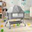 Buy BoPeep Baby Cot Bed Crib Portable Bassinet Safety Fence Adjustable ...