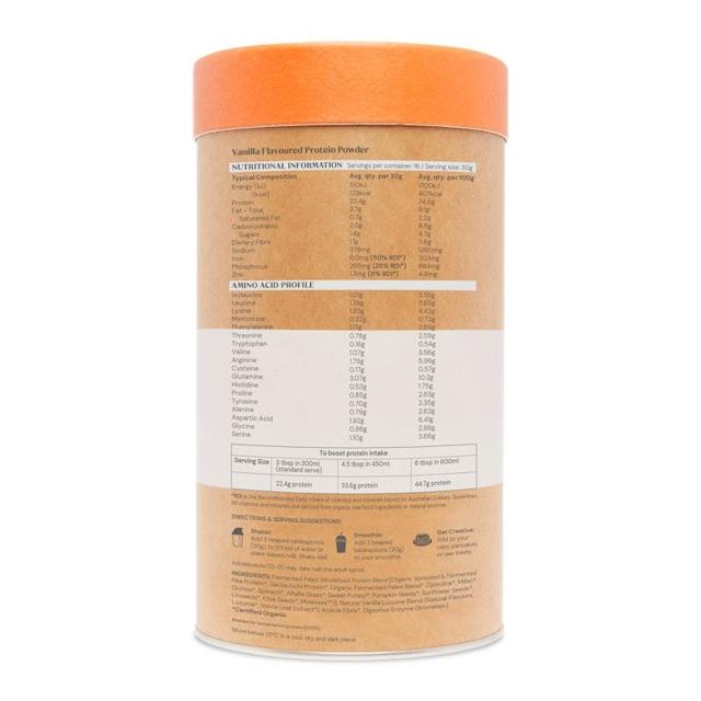 Buy Amazonia RAW Protein Gentle Digest Vanilla 500g online at Chemist ...