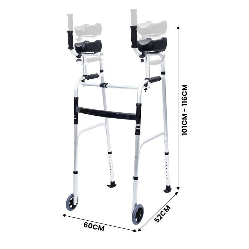 Buy Orthonica Aluminium Forearm Walking Mobility Aid Walker online at ...