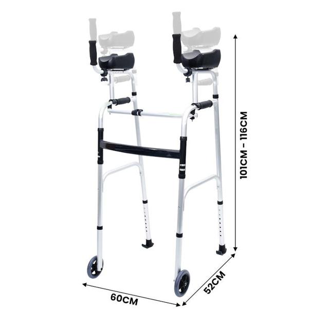Buy Orthonica Aluminium Forearm Walking Mobility Aid Walker online at ...