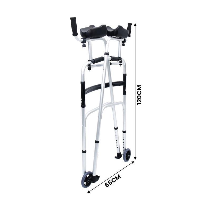 Buy Orthonica Aluminium Forearm Walking Mobility Aid Walker online at ...