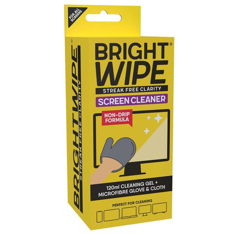 Buy Bright Wipe Screen Cleaner 120ml Gel & Cloth online at Chemist ...