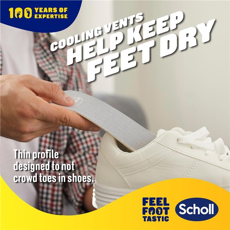 Buy Scholl Go Sockless Insole 3 Pairs online at Chemist Warehouse