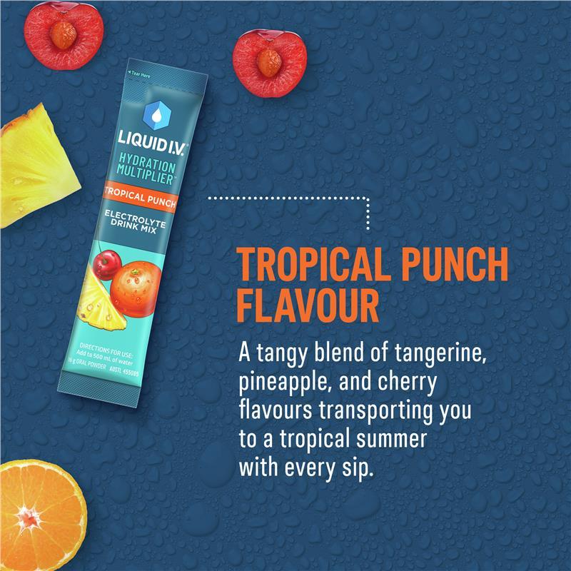 Buy Liquid IV Hydration Tropical Punch 24 Sachets online at Chemist ...