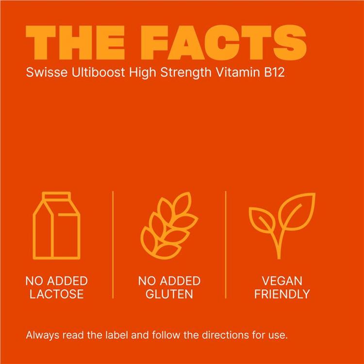 Buy Swisse Vitamin B12 120 Tablets online at Chemist Warehouse