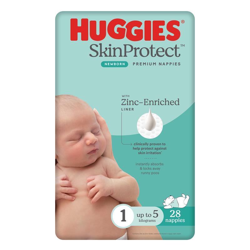 Buy Huggies Convenience Pack Ultimate Size 1 Newborn 28 Pack online at ...