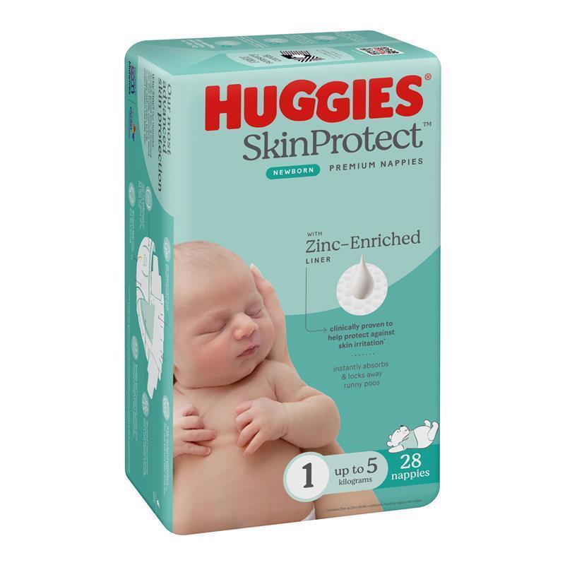 Buy Huggies Convenience Pack Ultimate Size 1 Newborn 28 Pack online at ...