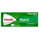 Buy Panadol Rapid Paracetamol Pain Relief 48 Caplets online at Chemist ...