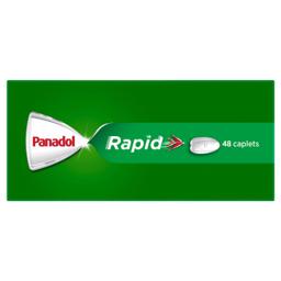 Buy Panadol Rapid Paracetamol Pain Relief 48 Caplets online at Chemist ...