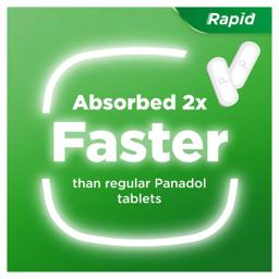 Buy Panadol Rapid Paracetamol Pain Relief 48 Caplets online at Chemist ...