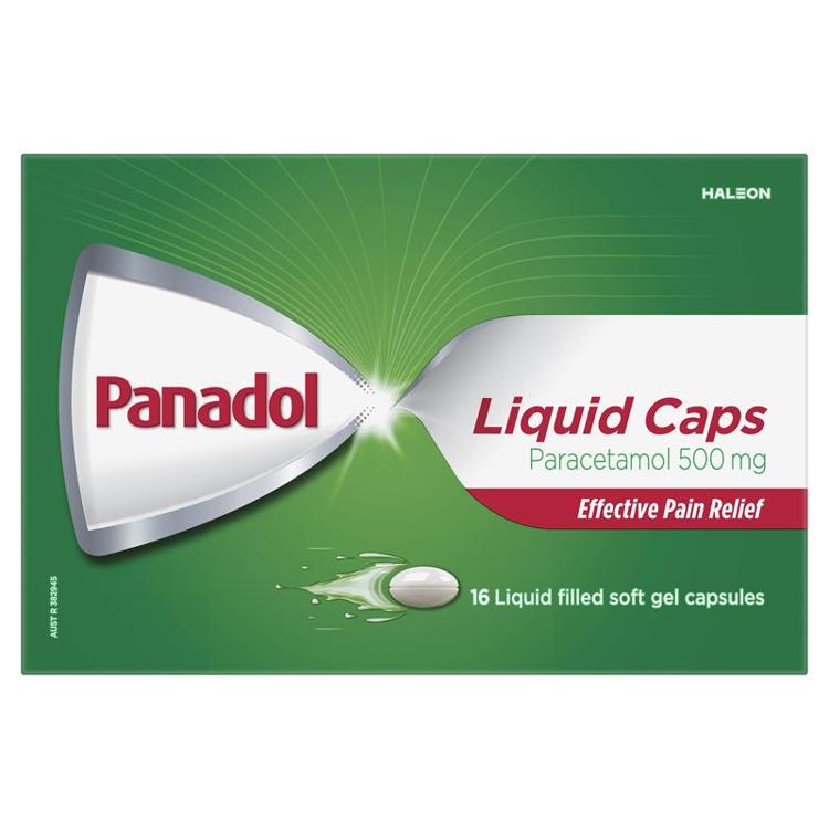 Buy Panadol Liquid Capsules Paracetamol Pain Relief 16 Capsules online ...
