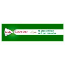 Buy Panadol Liquid Capsules Paracetamol Pain Relief 16 Capsules online ...